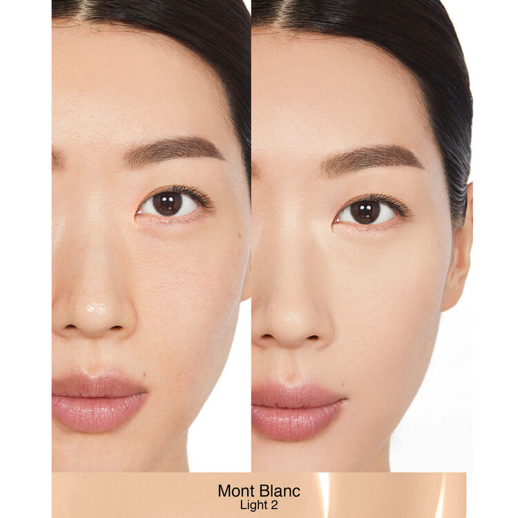 nars sheer glow before and after