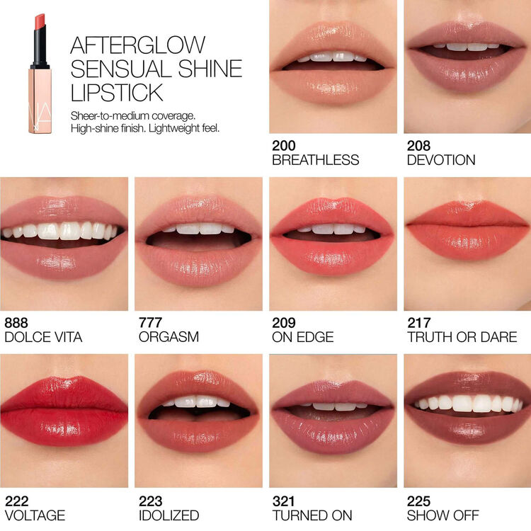 Afterglow Sensual Shine Lipstick | NARS Cosmetics | NARS Cosmetics